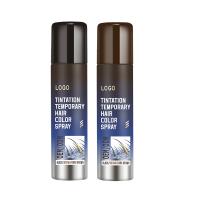 China Customize Temporary Root Touch Up Spray With Non Sticky Formula Quickly Cover Up Hair Root Magic Spray for sale