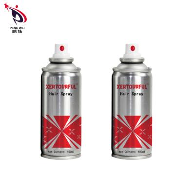 China Private Label 100ml Quick Dry Hair Spray Strong Styling Men Fixing Spray for sale