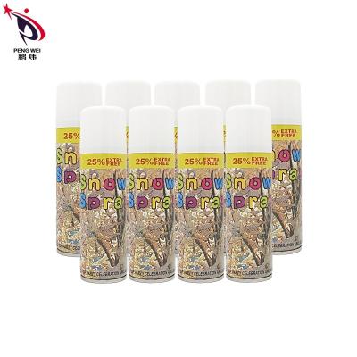 China Non-Toxic Odorless Customized Instant Artificial Snow Spray With Shelf Life 3 Years for sale