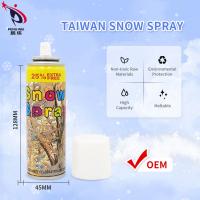 China Non-Toxic Odorless Customized Instant Artificial Snow Spray With Shelf Life 3 Years for sale