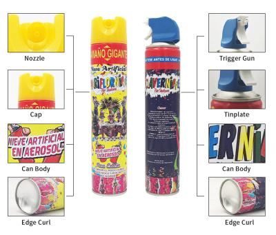 China 500ml Winter Wonderland Good Snow Effect Non Flammable Christmas Snow Spray for sale