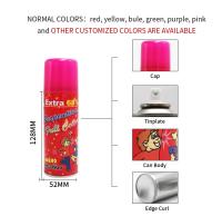 China Endless Fun Goofy String Spray 250ml Capacity Pink Red Yellow for sale