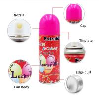 China Safe Colorful Crazy Silly String Spray Halloween Pranks Non Flammable for sale