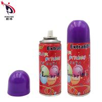 China Safe Colorful Crazy Silly String Spray Halloween Pranks Non Flammable for sale