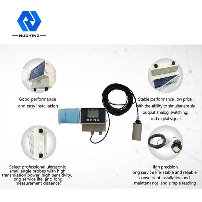 China NYCSUL-502 24VDC Split  Type Ultrasonic Level Meter with 4-20mA and Hart Output Oil Level Transmitter Sensor for sale