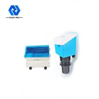 China ABS Wireless Ultrasonic Level Transmitter 20m Blue HART Level Transmitter for sale