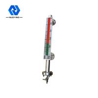 China Industrial Glass Magnetic Level Meter 0.5% Accuracy 12VDC for sale