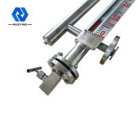China Industrial Glass Magnetic Level Meter 0.5% Accuracy 12VDC for sale