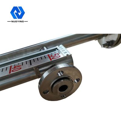 China NYUHZ Plate Magnetic Level Transmitter 6m Flange Installation 220VAC 1A for sale