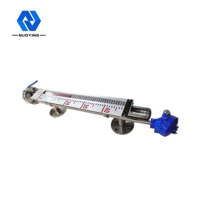 China Side / Top Mounted Magnetic Flap Level Gauge For Liquid Measurement for sale