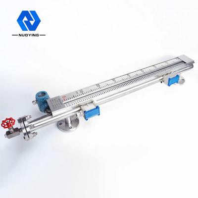 China Magnetic Level Transmitter With guide tube for liquids that tend to foam for sale