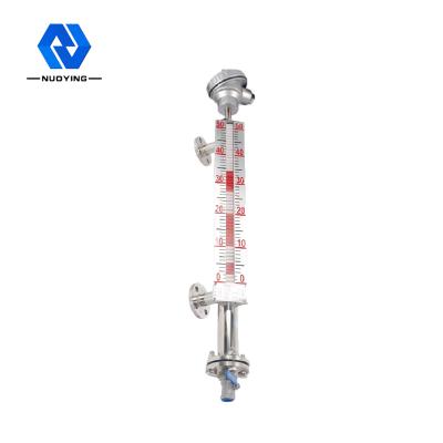 China High Quality 24VDC Digital Magnetic Flap Level Meter Magnetic Flap Level Gauge with 6m Range Made in China for sale