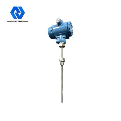 China Flange Type Temperature Transmitter Sensor 24VDC Thread IP68 Steam Solid for sale