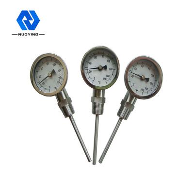 China 60mm Dial Bimetal Temperature Gauge 1.5 Accuracy SS304 0-150 Degree for sale