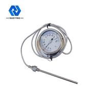 China 60mm Dial Bimetal Temperature Gauge 1.5 Accuracy SS304 0-150 Degree for sale