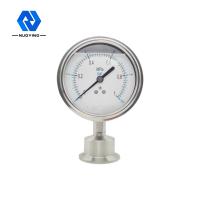 China Hygienic Sanitary pressure gauge with varivent diaphragm for sale