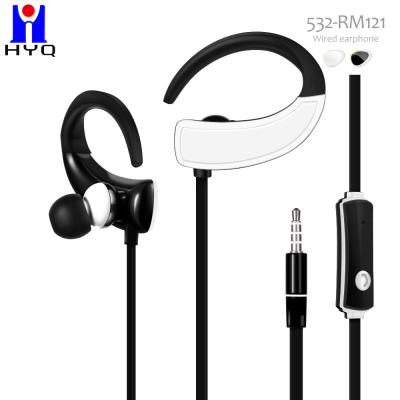 China TPE Flat Cable Wired In Ear Earphones 3.5mm 10mm Speaker Hands Free Factory for sale