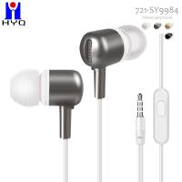 China Wholesale 120CM 5mm Wired In Ear Earphones Multi Color Earbuds with Mic for sale