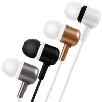 China Wholesale 120CM 5mm Wired In Ear Earphones Multi Color Earbuds with Mic for sale