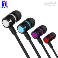 China Multi Color Wired In Ear Earphones Flat Cable 1.2M Noise Cancelling Earbuds 10mm Driver for sale