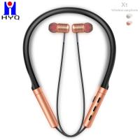 China Foldable Neckband Bluetooth Headphones 10mm Drivers 24H Playtime Fast Charging IPX7 Waterproof for sale