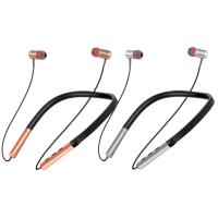 China Foldable Neckband Bluetooth Headphones 10mm Drivers 24H Playtime Fast Charging IPX7 Waterproof for sale