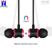 China 3.5mm Magnetic Metal Earbuds In Ear MFi Certified Wired Earphone 1.2m Cable for Sports Workout for sale