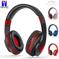 China 40mm Speaker Wireless Bluetooth Headset Over Ear With Microphone Deep Bass Comfortable Protein Earpads for sale