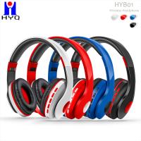 China 40mm Speaker Wireless Bluetooth Headset Over Ear With Microphone Deep Bass Comfortable Protein Earpads for sale