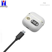 China Bluetooth 5.1 True Wireless Earbuds with Digital Display Type C Charging Case IPX5 400mAh for sale