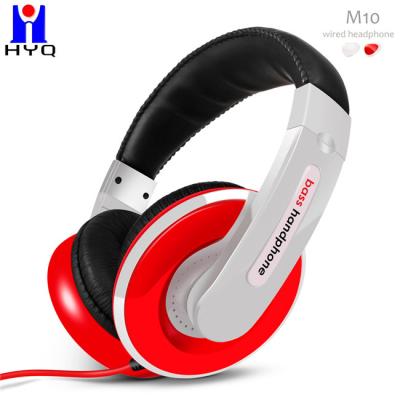 China ABS Heavy Bass Wired Over Ear Headphones 1.2m 40mm Driver with Mic for sale