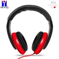 China ABS Heavy Bass Wired Over Ear Headphones 1.2m 40mm Driver with Mic for sale