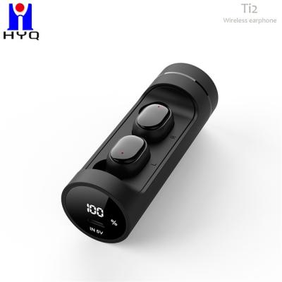 China TWS Bluetooth 5.0 In Ear Water Resistant Earphones IPX4 40mAh Battery Rotatable Case for sale