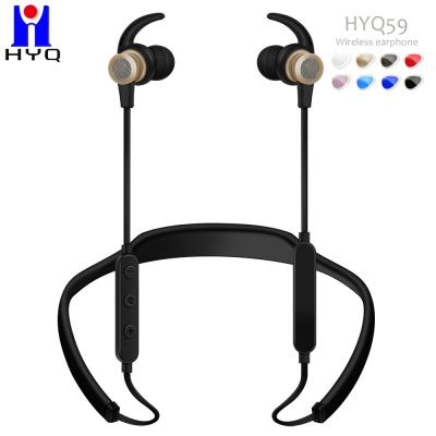 China Bluetooth V5.1 Neckband Headphones 80mAh Wireless Earphone with Mic 10mm Driver for sale