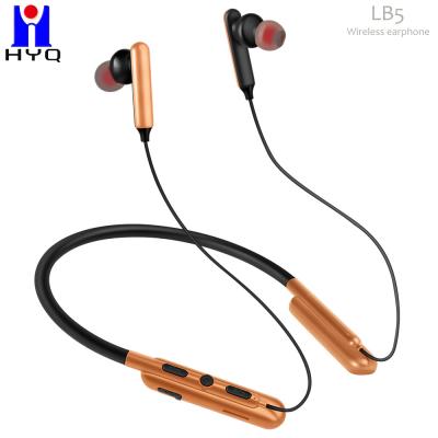 China Dual EQ Mode Wireless Neckband Earphones Bluetooth 5.1 15m Range 140mAh Battery for sale