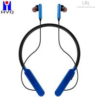 China Dual EQ Mode Wireless Neckband Earphones Bluetooth 5.1 15m Range 140mAh Battery for sale