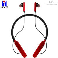 China Dual EQ Mode Wireless Neckband Earphones Bluetooth 5.1 15m Range 140mAh Battery for sale