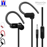 China ABS Plastic Earhook Wired In Ear Earphones 16Ω Anti UV with Mic for Sports for sale