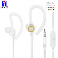 China Wired In Ear Earphones 20Hz 20KHz 32 Ohm 3D Flexible Earhook PVC TPE Cable Sports Earbuds for sale