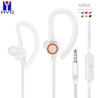 China Wired In Ear Earphones 20Hz 20KHz 32 Ohm 3D Flexible Earhook PVC TPE Cable Sports Earbuds for sale