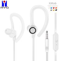 China Wired In Ear Earphones 20Hz 20KHz 32 Ohm 3D Flexible Earhook PVC TPE Cable Sports Earbuds for sale