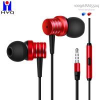 China 1.2m Metal Wired Earphones with Microphone for iPhone 10mm Driver 16 Ohm for sale