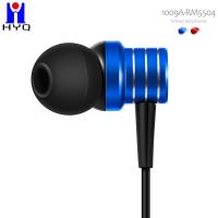 China 1.2m Metal Wired Earphones with Microphone for iPhone 10mm Driver 16 Ohm for sale