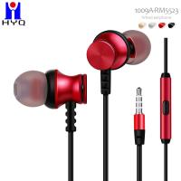 China 1.2m Magnetic Wired Earphones with In-Line Control 10mm Driver 3.5mm Stereo Earbuds for iPhone Samsung for sale