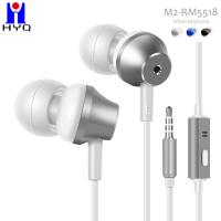China Wired In Ear Earphones 108dB Sensitivity 10mm Speaker 3.5mm Jack with Microphone for Sports Work for sale