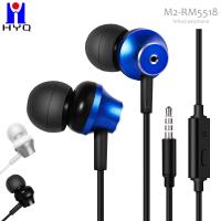China Wired In Ear Earphones 108dB Sensitivity 10mm Speaker 3.5mm Jack with Microphone for Sports Work for sale