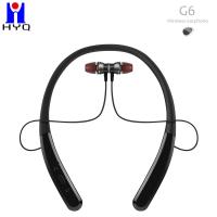 China Metal Housing TPE Magnetic Neckband Earphones 190mAh Battery 9h Playtime Bluetooth 5.0 for sale