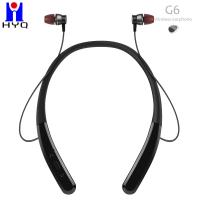 China Metal Housing TPE Magnetic Neckband Earphones 190mAh Battery 9h Playtime Bluetooth 5.0 for sale