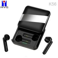 China Bluetooth 5.1 TWS Earbuds with LED Power Display 30mAh Noise Cancelling IPX5 Waterproof In-Ear Headphones with Mic for sale