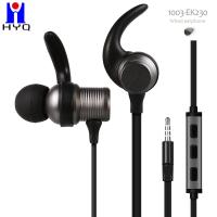 China OEM Alloy Housing 106dB Metal Wired Earphones with Ear Hooks 10mm Driver for sale
